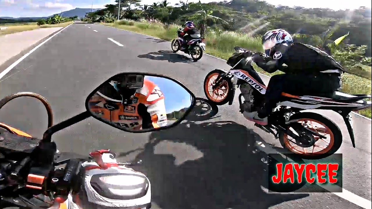Honda rs 150 w/ Racing ECU vs. Honda rs 150 stock ECU - YouTube