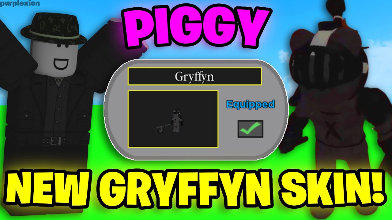 BATTLEPASS GRYFFYN PIGGY SKIN SHOWCASE + JUMPSCARE! - YouTube