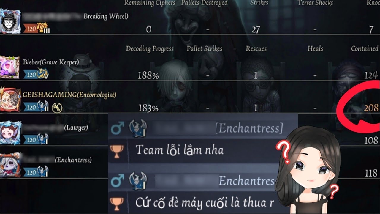 Can someone TRANSLATE this Post Match? 😶 Identity V - YouTube