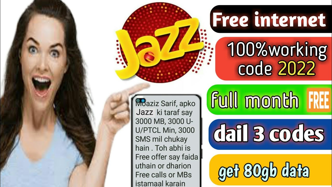 jazz free internet code 2021//jazz free internet code 2022//jazz free ...
