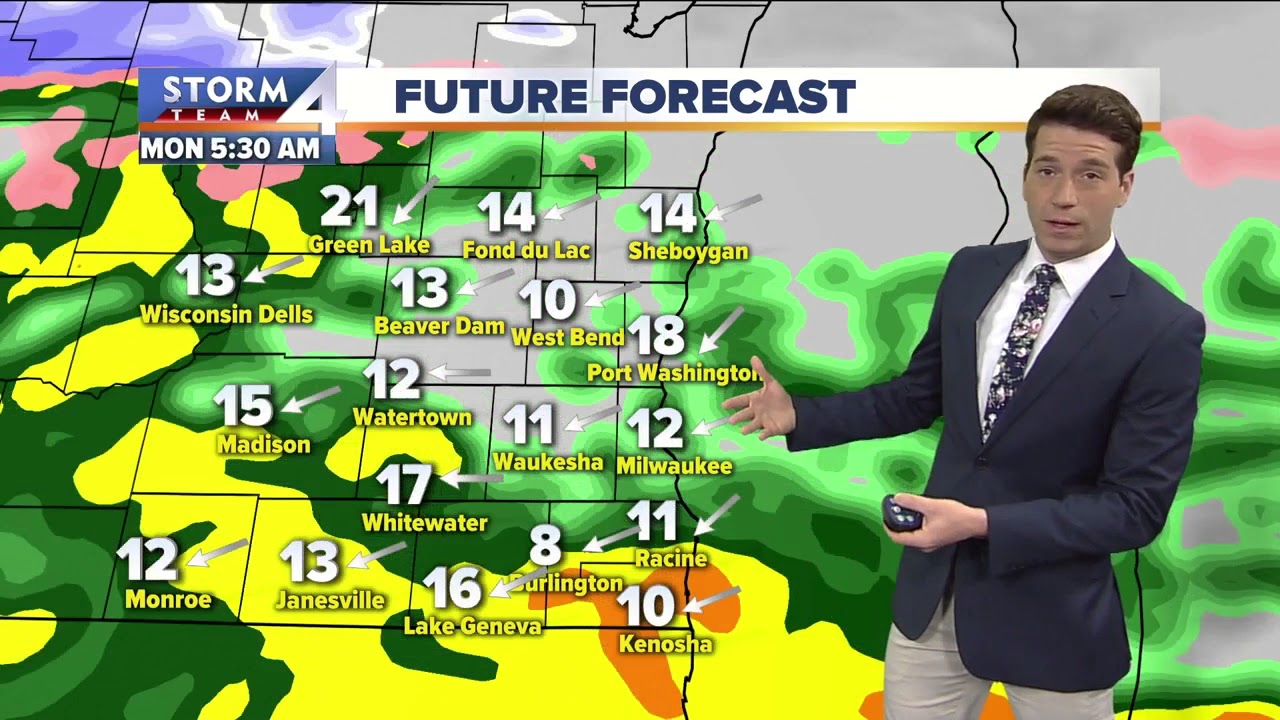 Meteorologist Josh Wurster's Sunday Forecast - YouTube