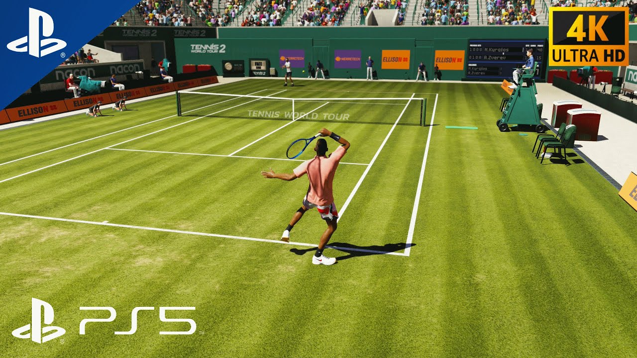 Tennis World Tour 2 (KYRGIOS vs. ZVEREV) - PS5™ [4K Ultra HD] Gameplay ...