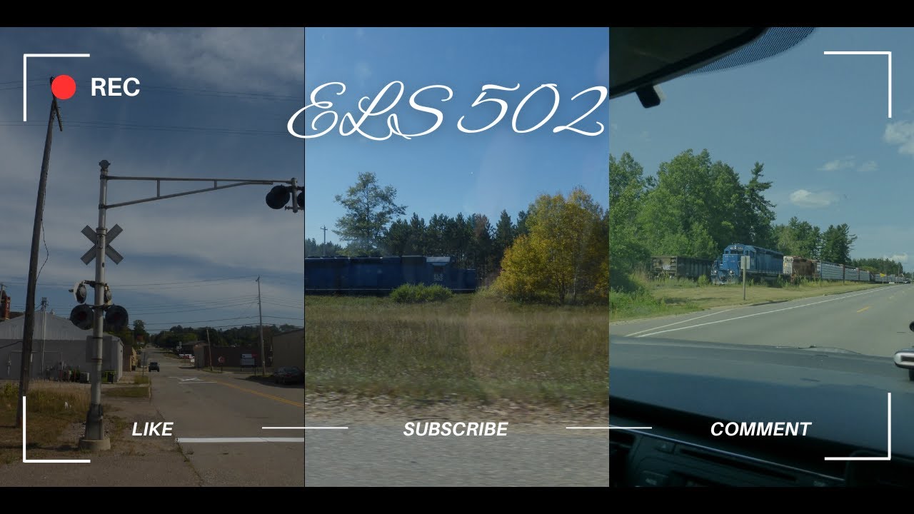 ELS 502 rolling north | Where's 1221? #railroad #train - YouTube