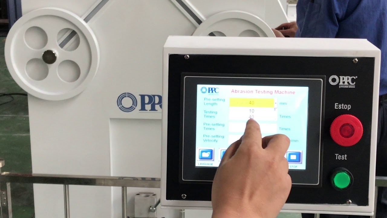 GMS-100 Series Optical Fiber Cable Abrasion Testing Machine - YouTube