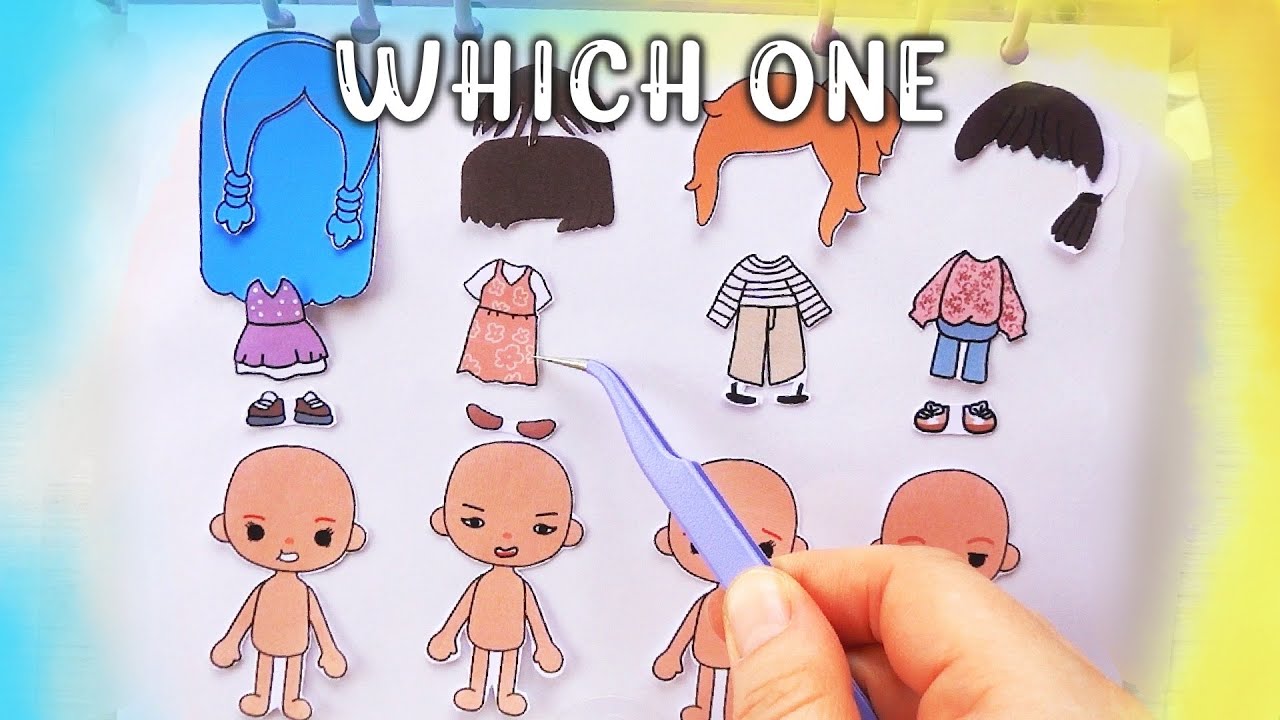 Toca Life Stickers DIY Cats Mini Pages #14 Which ONE Outfit and ...