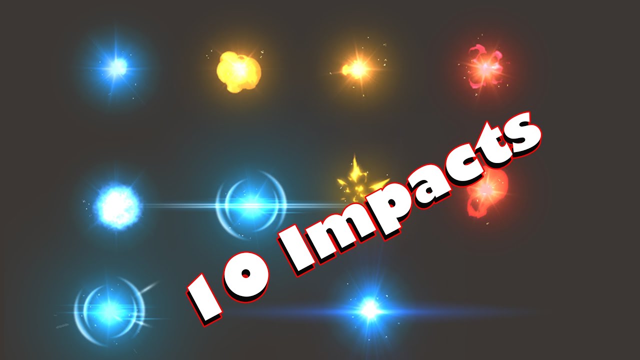 10 Hit Impacts Effect 2D - YouTube