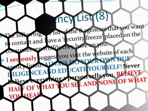 Credit Report Security Freeze and Suppressing Your Consumer File ...