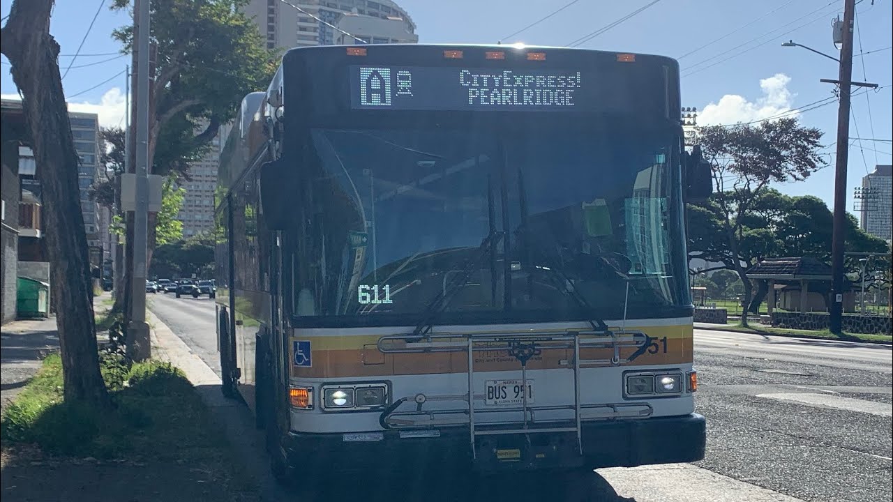 Honolulu TheBus Route A-Kalauao Pearlridge Skyline Station Bus #951 ...