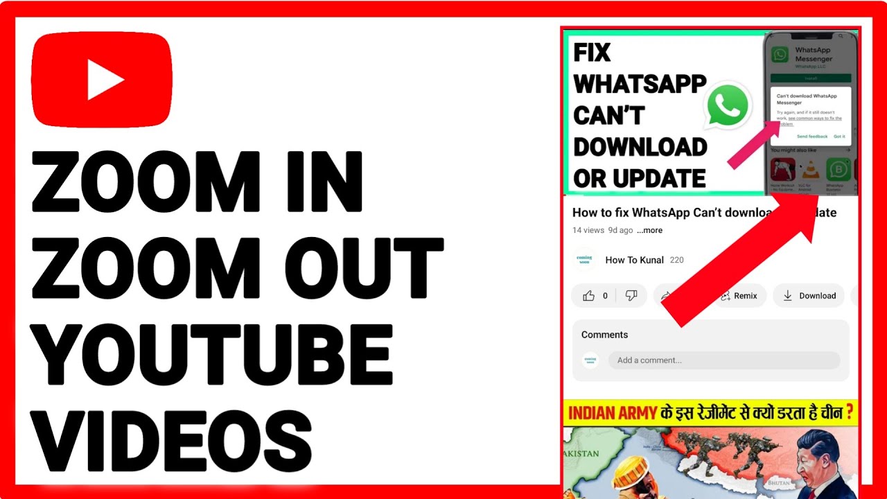 How To Zoom In And Out YouTube Videos - YouTube
