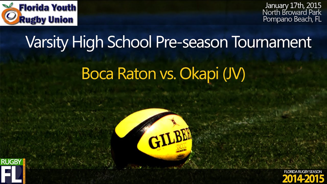 Rugby in Florida | Boca Raton vs. Okapi Wanderers (HS) - YouTube