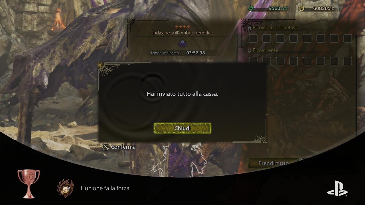 Monster Hunter Wilds - PS5 Pro - Trofeo Bronzo - L' unione fa la forza ...