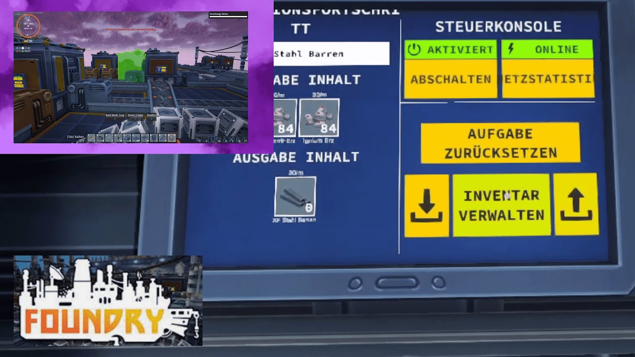 Stahlproduktion automatisieren 🦾 Foundry = Satisfactory meets Minecraft - Gameplay #013 - YouTube