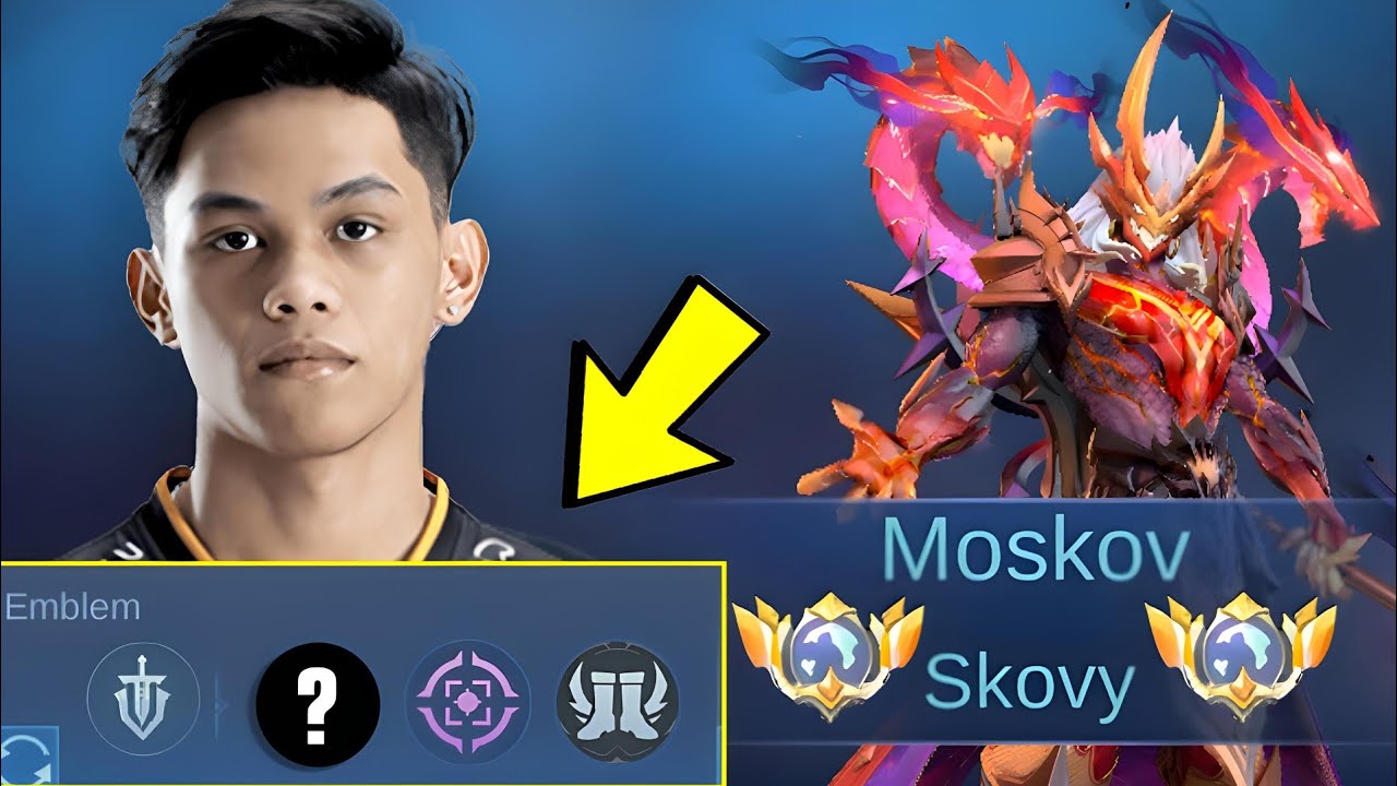 KETIKA TOP GLOBAL MOSKOV PAKE EMBLEM RRQ SKYLAR 😱 GLOBAL MOSKOV NYOBAIN ...