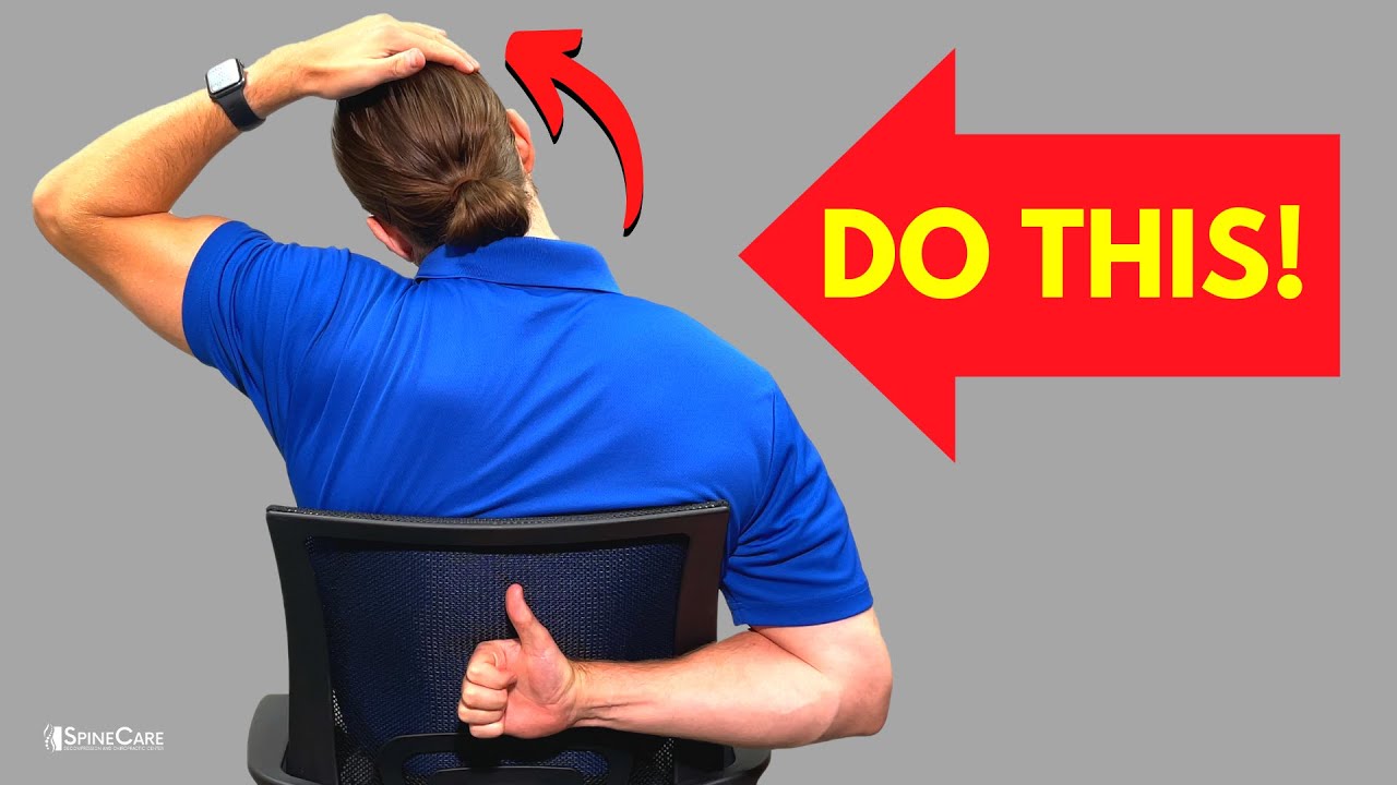 Best Back Pain Relief Exercises You Can Do AT WORK - YouTube