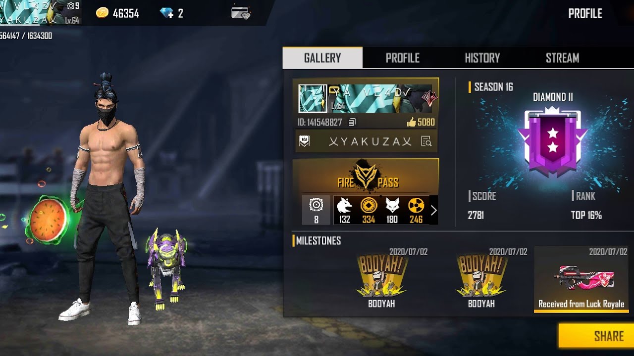 Best mobile player free fire highlights #2😷 - YouTube