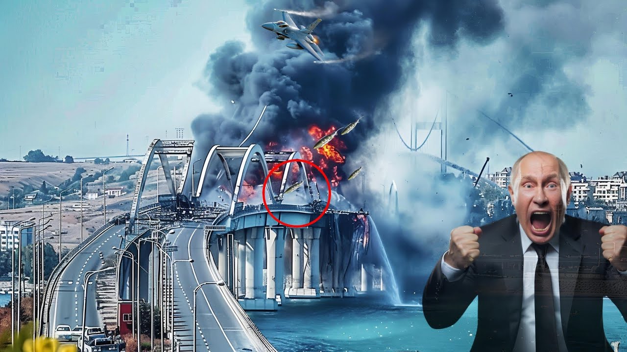 1 minute ago, Crimean Bridge Cut Off! Ukrainian F-16 Fighter Jets Drop ...