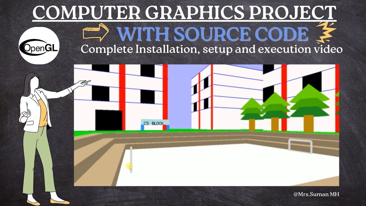 College Campus | OpenGL Project | Computer Graphics Project | With Free ...