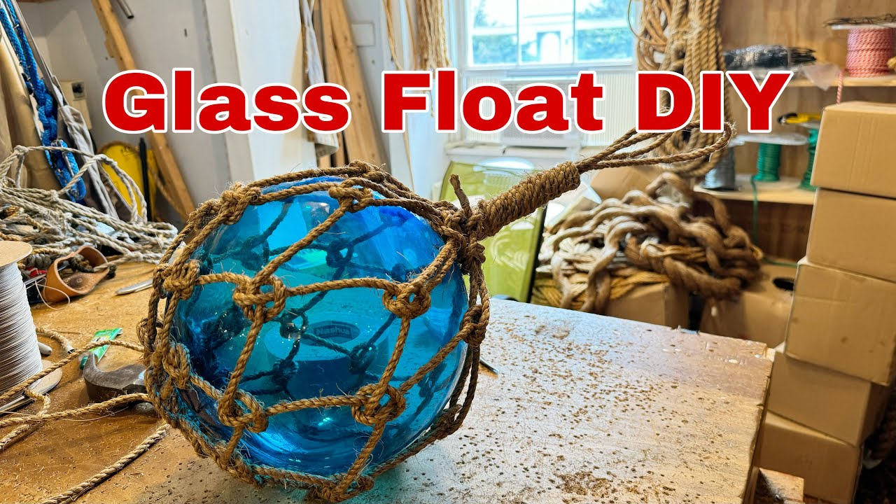How to Net a Glass Float DIY - YouTube