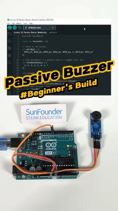 Control a Passive Buzzer with Arduino - Make Some Noise! - YouTube