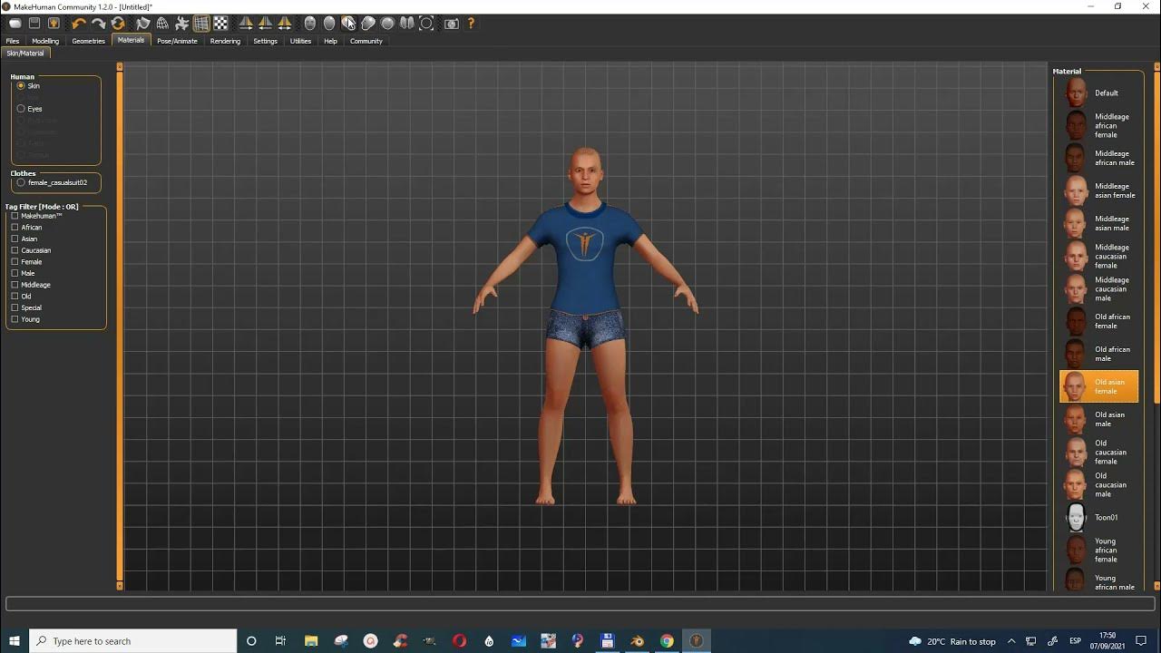 USE MakeHuman to EASILY create character, Mixamo to rig into Blender - YouTube