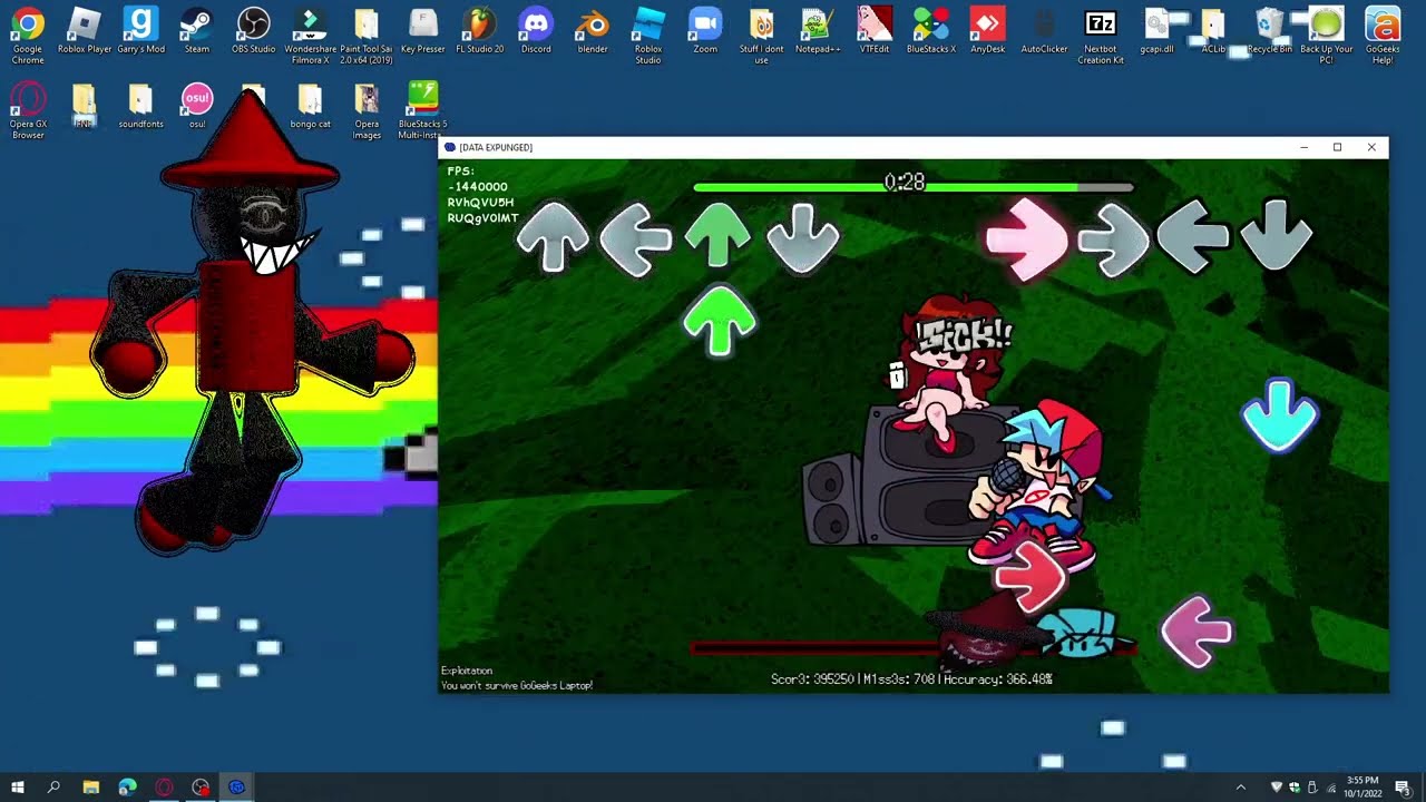 noob beats EXPLOITATION (fnf) - YouTube