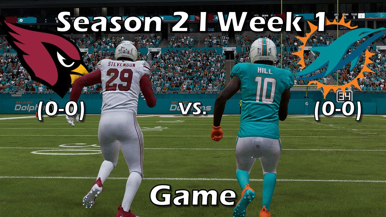 Regular Season Opener! - Game - Week 1, Season 2 - Madden 24 Cardinals ...