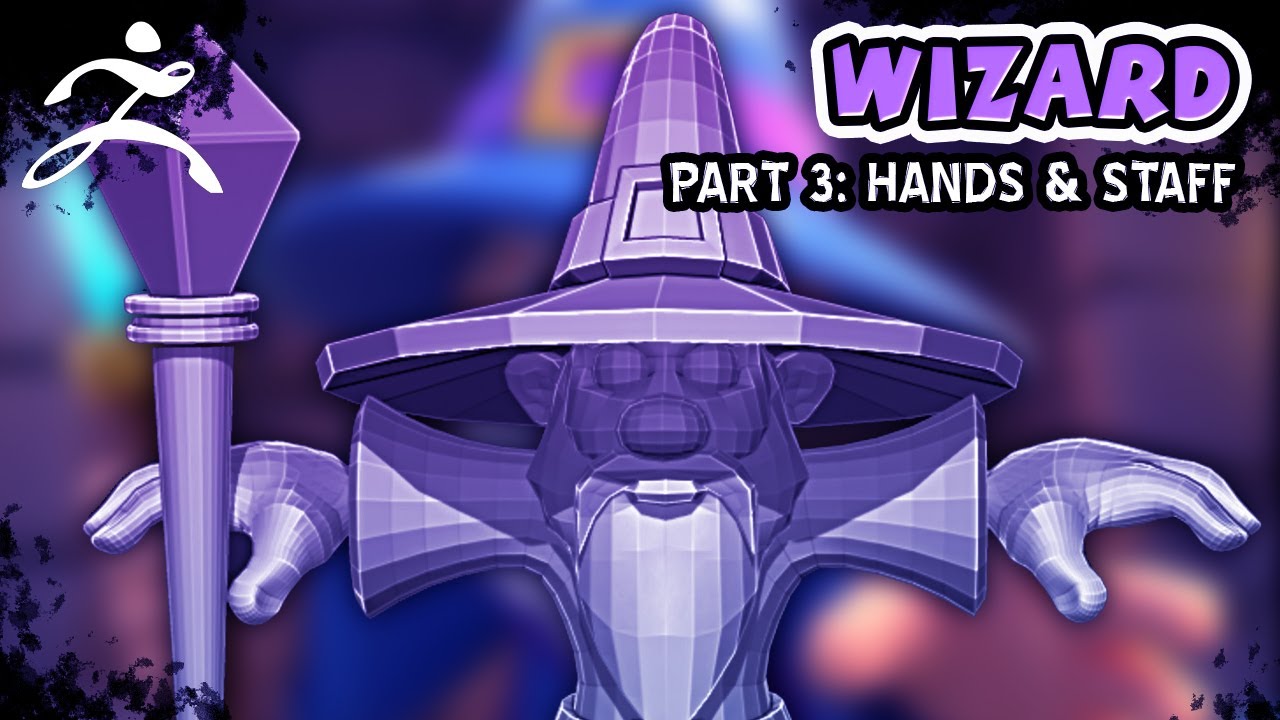 Stylized Wizard - Part 3: Hands & Staff - YouTube