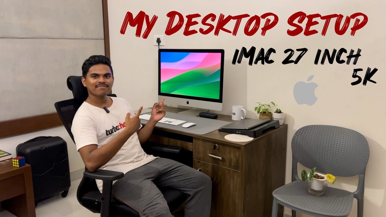 My Desktop Setup | iMac 27 inch 5K | Zeeshan Stories - YouTube