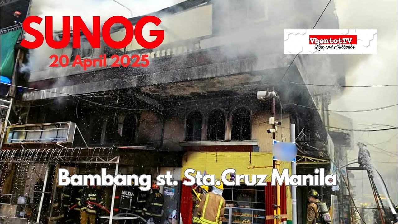 SUNOG sa Bambang st. Sta.Cruz Manila (20April2025) - YouTube