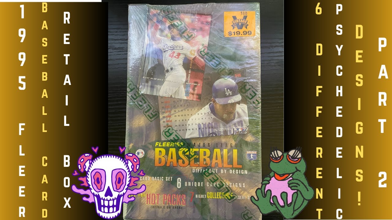 1995 Fleer Baseball Cards Box - Looking for those stars and Inserts ...