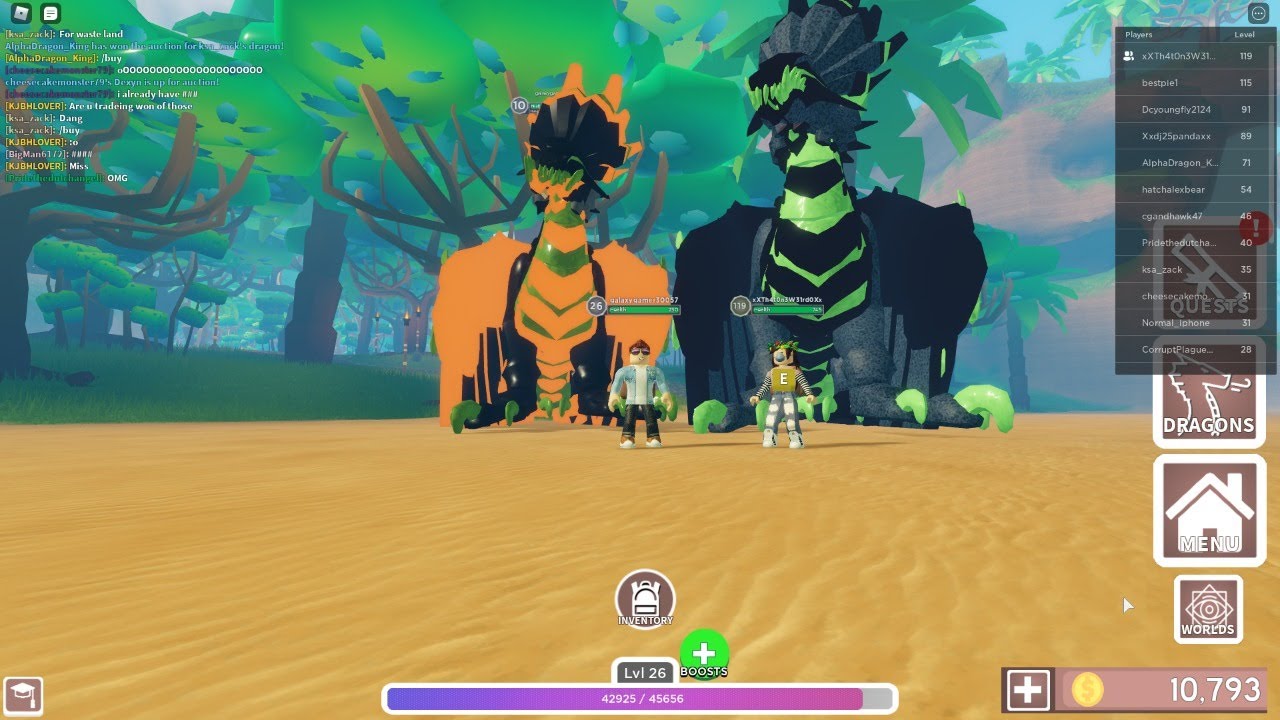 Playing Dragon adventures roblox - YouTube