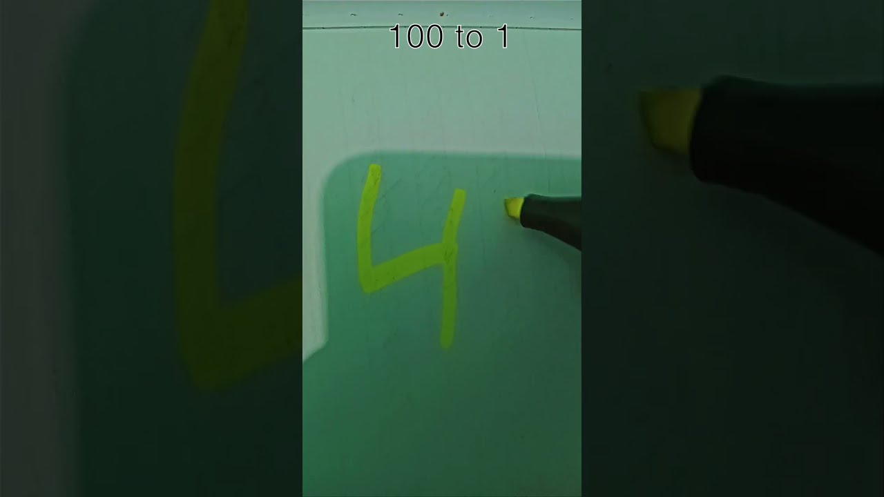 Writing Numbers 100 To 1 YouTube Writing Numbers 100 To 1 YouTube