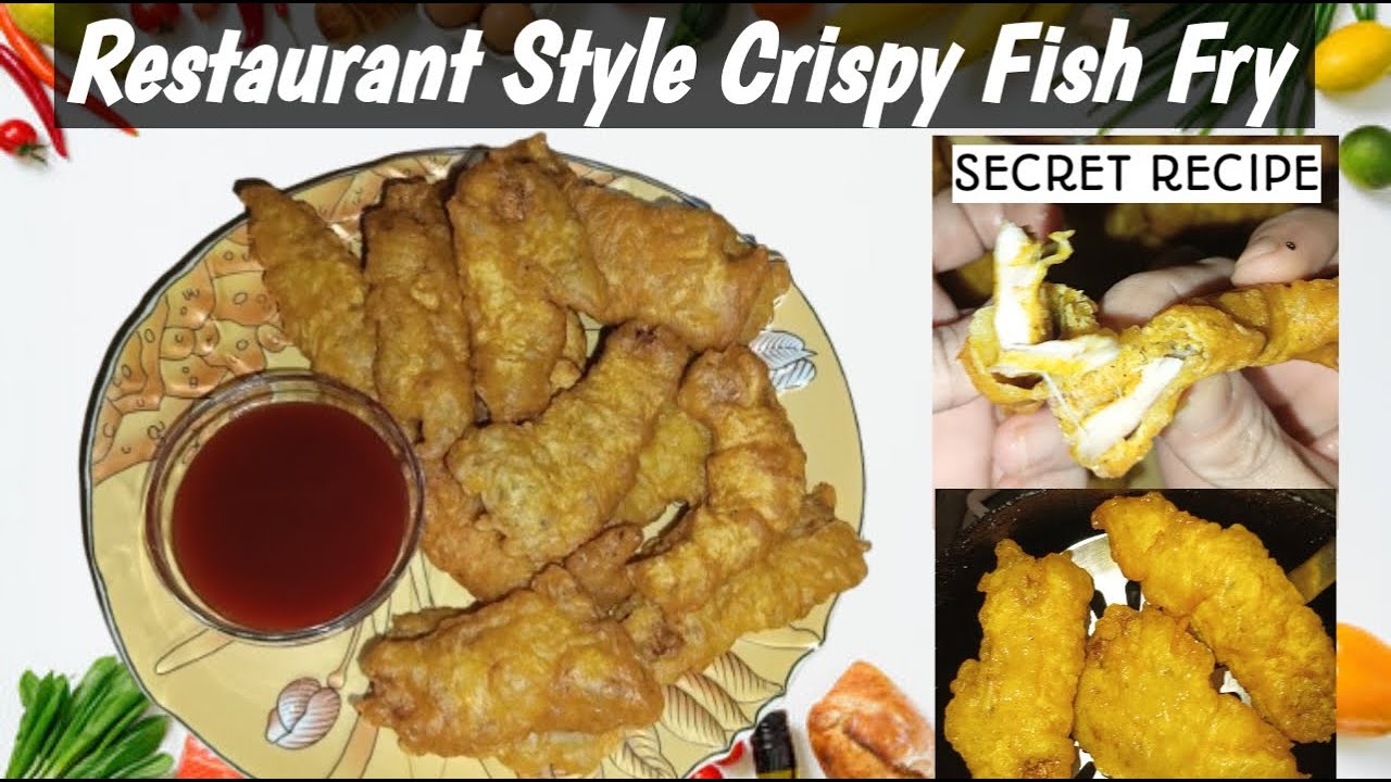 Crispy Fried Fish Restaurant Style by Samiullah l Rahu Fish Fry l Fish ...