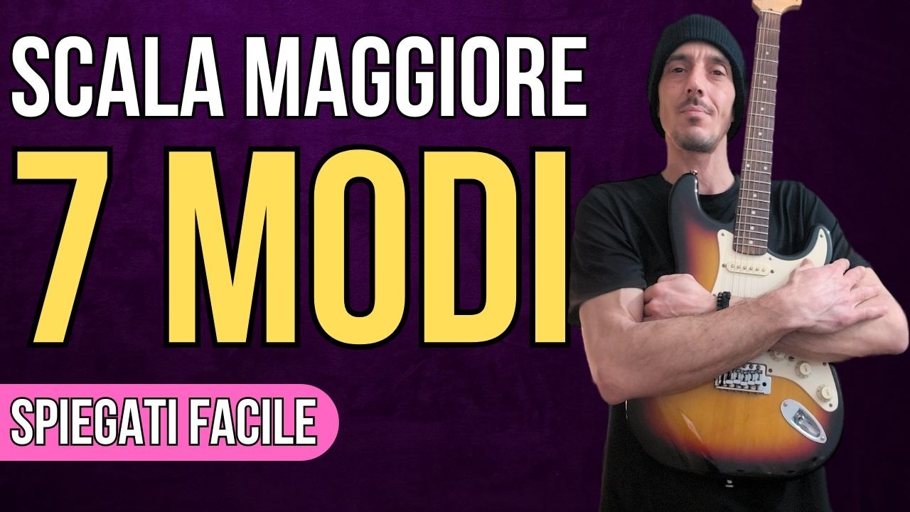 Tutti i Modi della Scala Maggiore spiegati in modo FACILE - YouTube