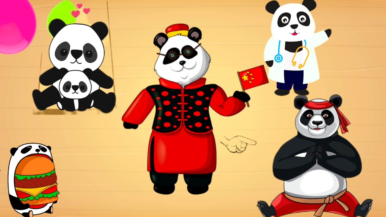 KIDS PUZZLE PANDA Puzzle game. mobile game for kids | PUZZLES For kids ...