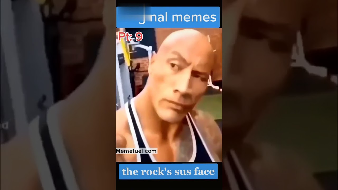 THE ROCK SUS FACE #shorts - YouTube