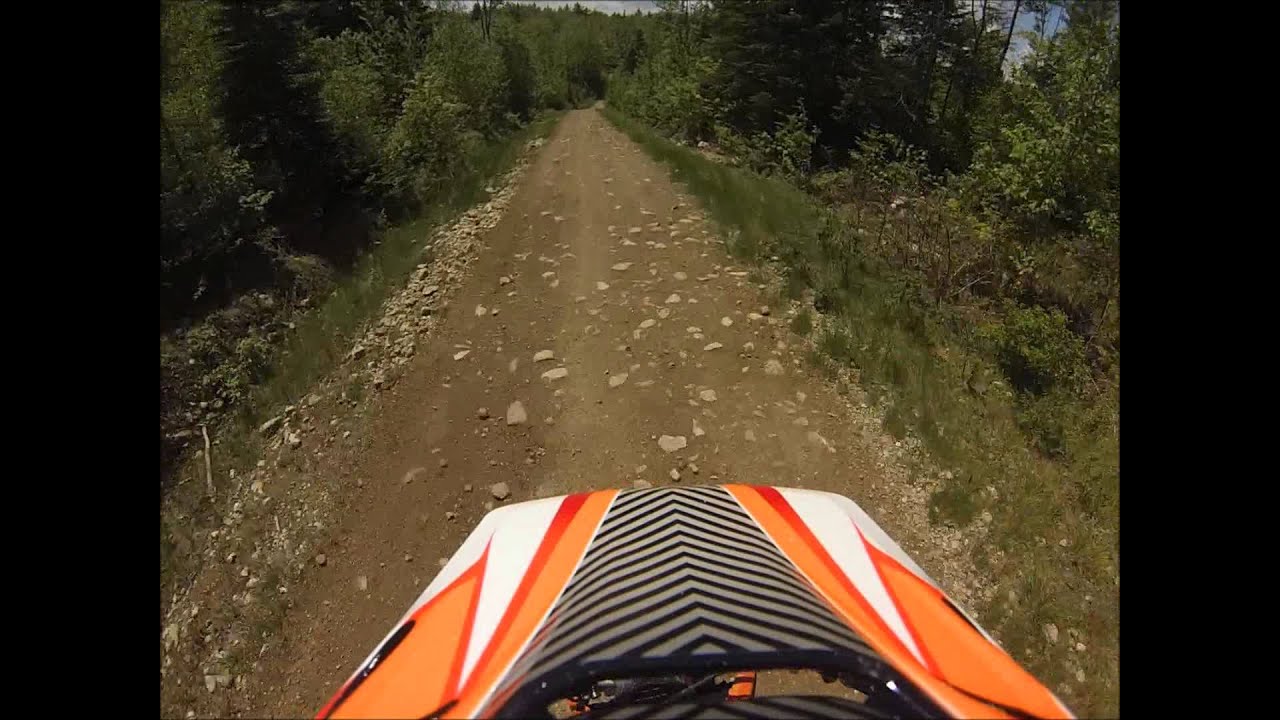 Dirt Biking Success, NH Trails - YouTube
