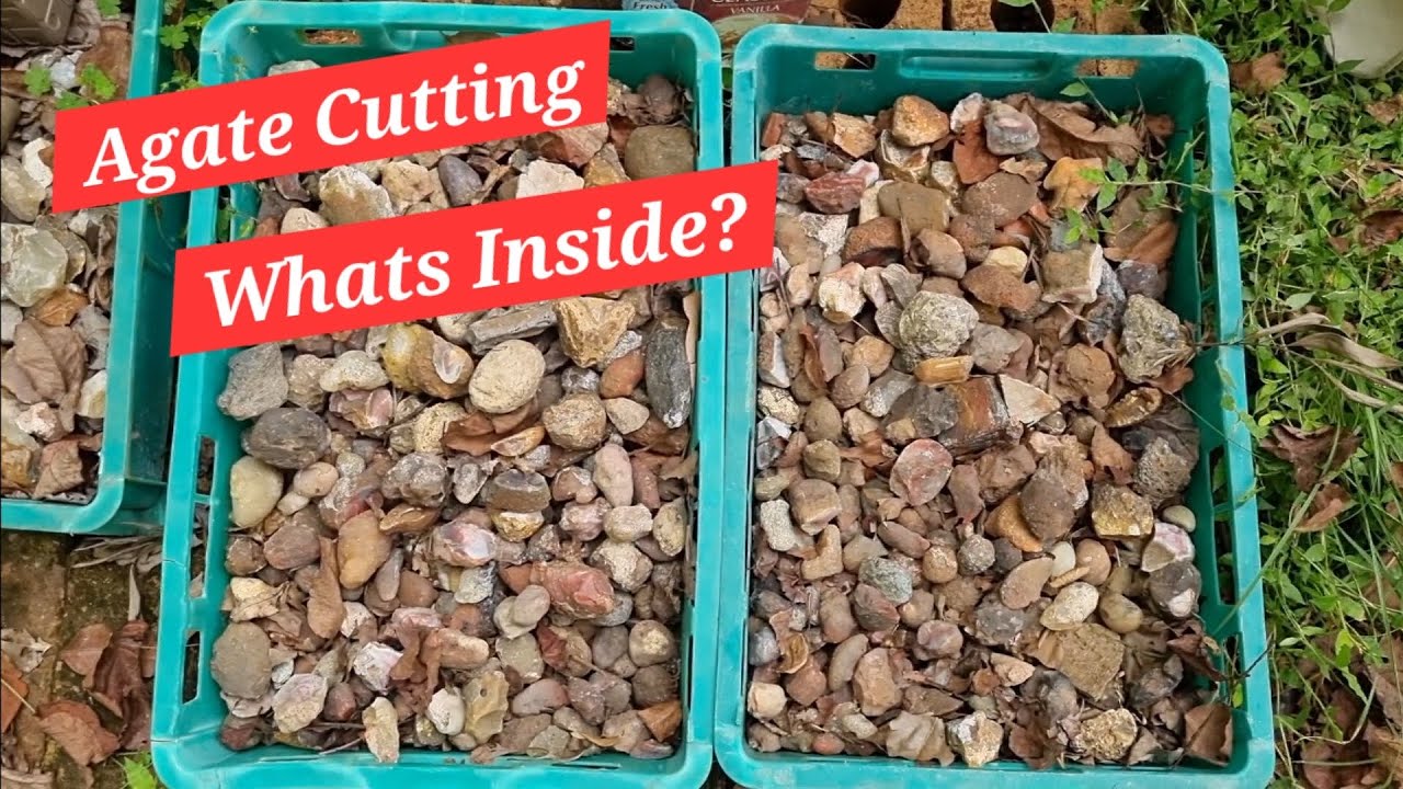 Cutting Australian agates from Agate Creek and more! - YouTube