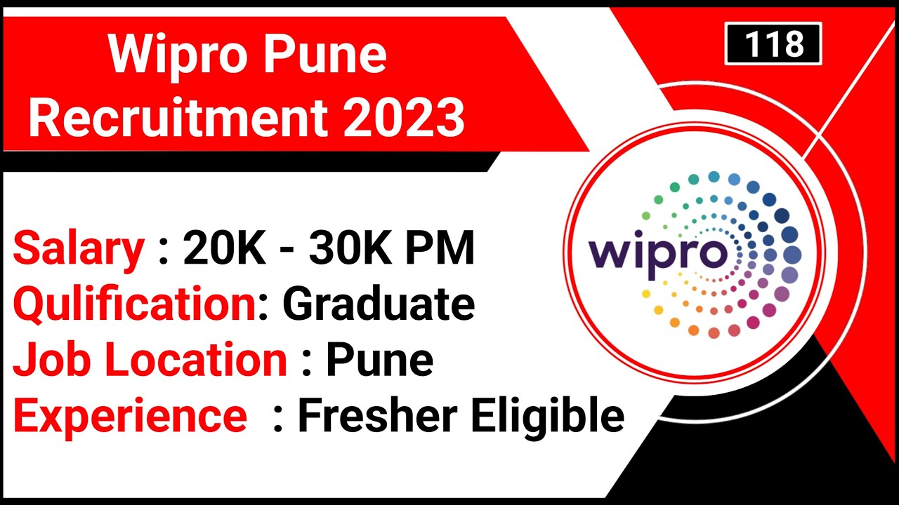Wipro Pune Recruitment 2023 | Wipro Associate Job | Associate Jobs In ...