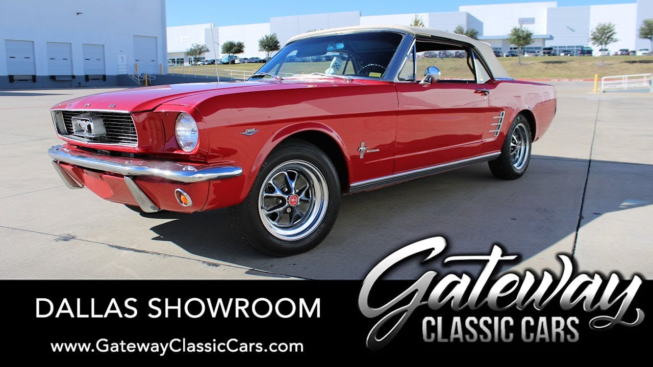 1966 Ford Mustang Convertible #1895 Dallas - YouTube