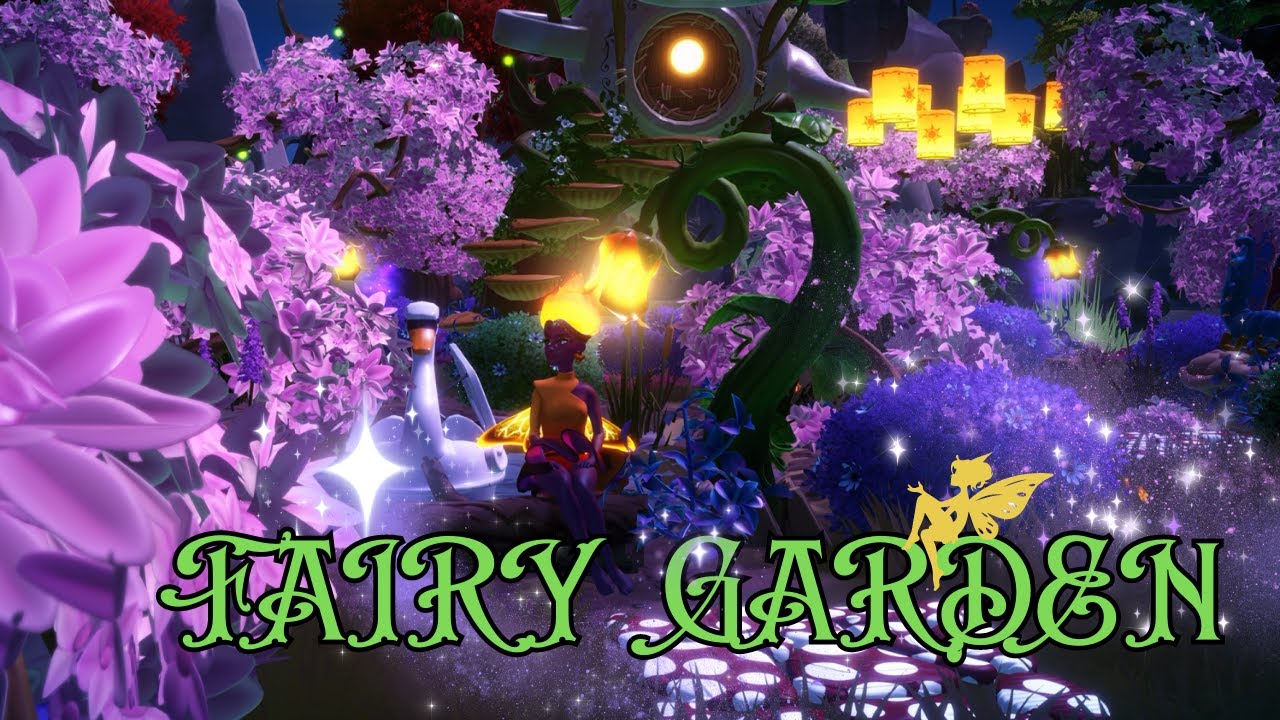 Fairy Garden Speed Build Disney Dreamlight Valley - YouTube