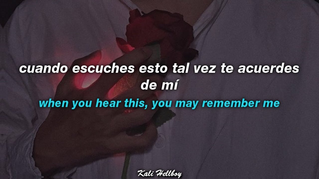 3AM - una rosa | Letra + Lyrics ENGLISH | "Tengo en la mano una rosa ...