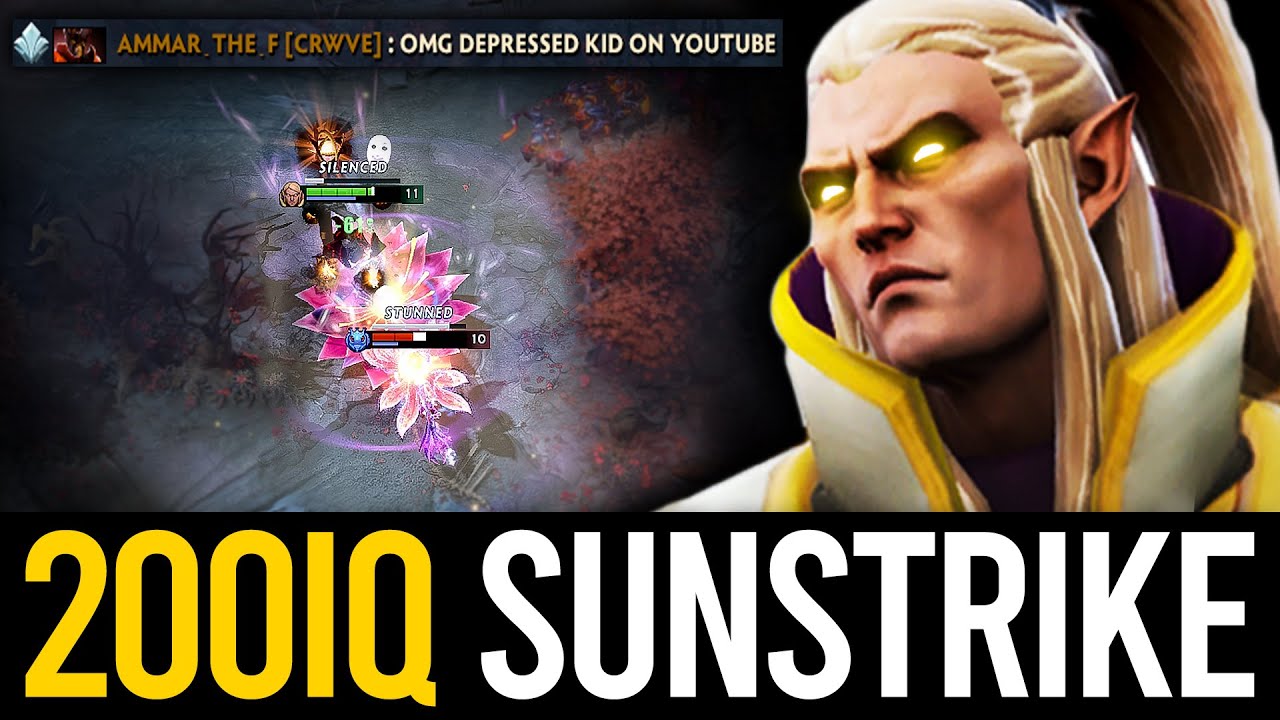 200IQ SUNSTRIKE!! INCREDIBLE INVOKER GAMEPLAY BY DEPRESSED KID | Dota 2 ...