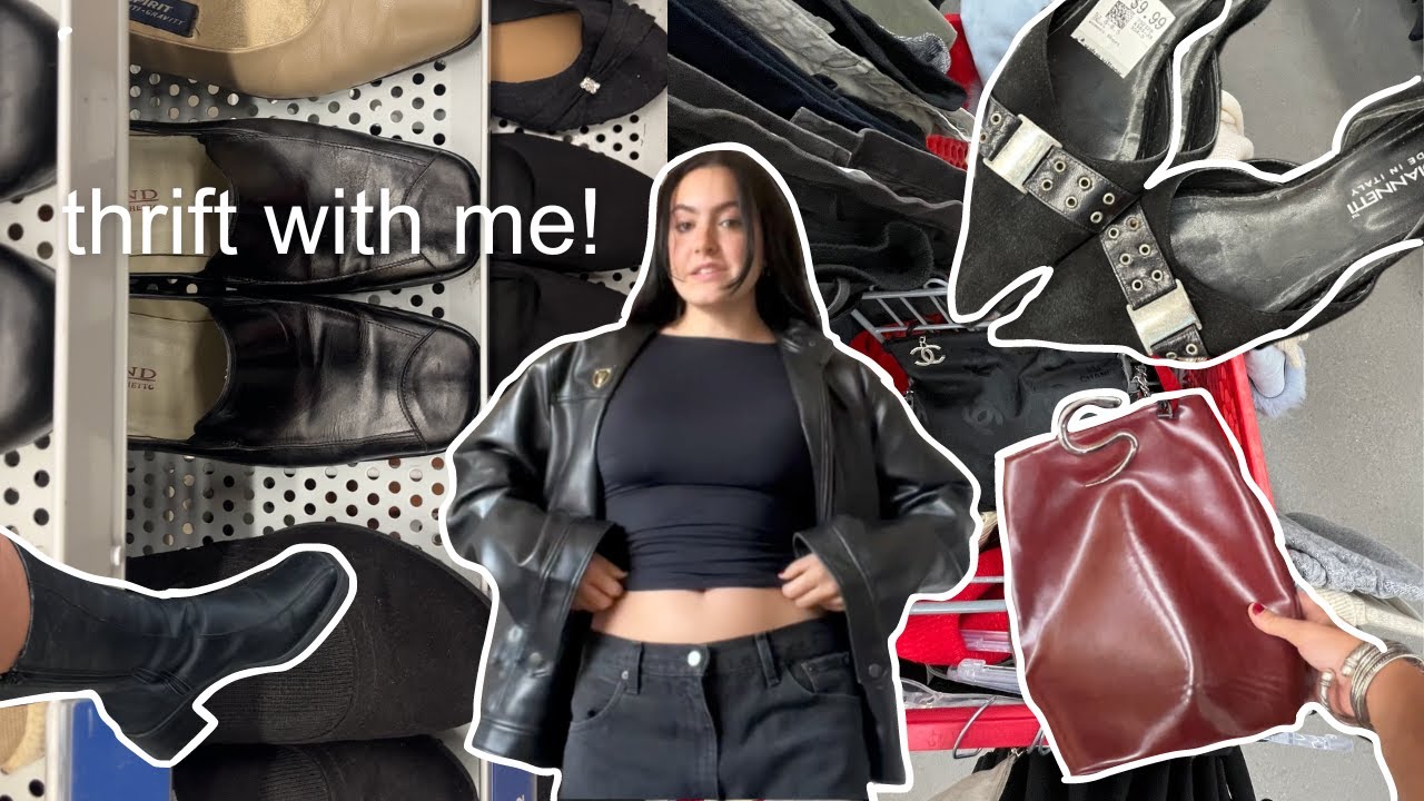 THRIFTING MY ENTIRE FALL WARDROBE / thrifting fall pinterest trends ...