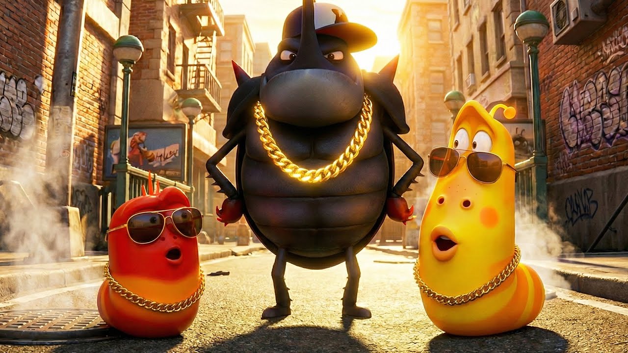 Larva TUBA 💃 Street Dance Battle | Funny Larva Cartoon Animation ...