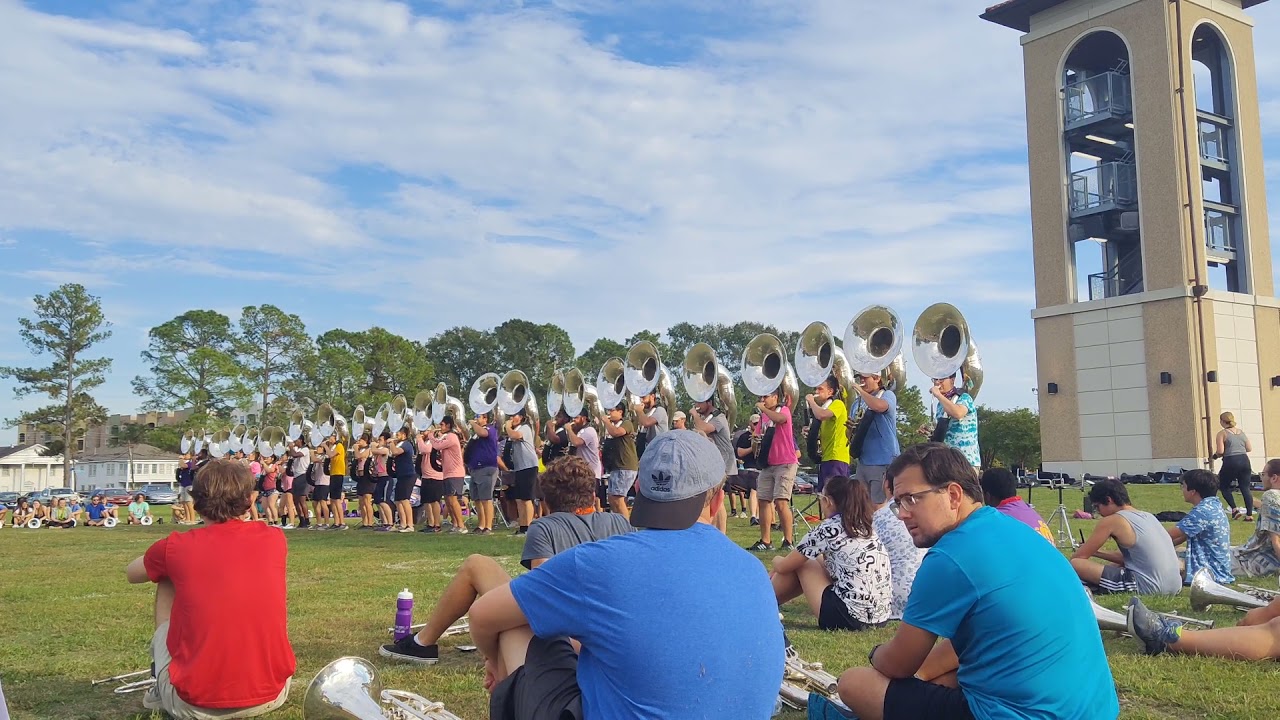 LSU Tubas and Drumline- Earthquake - YouTube