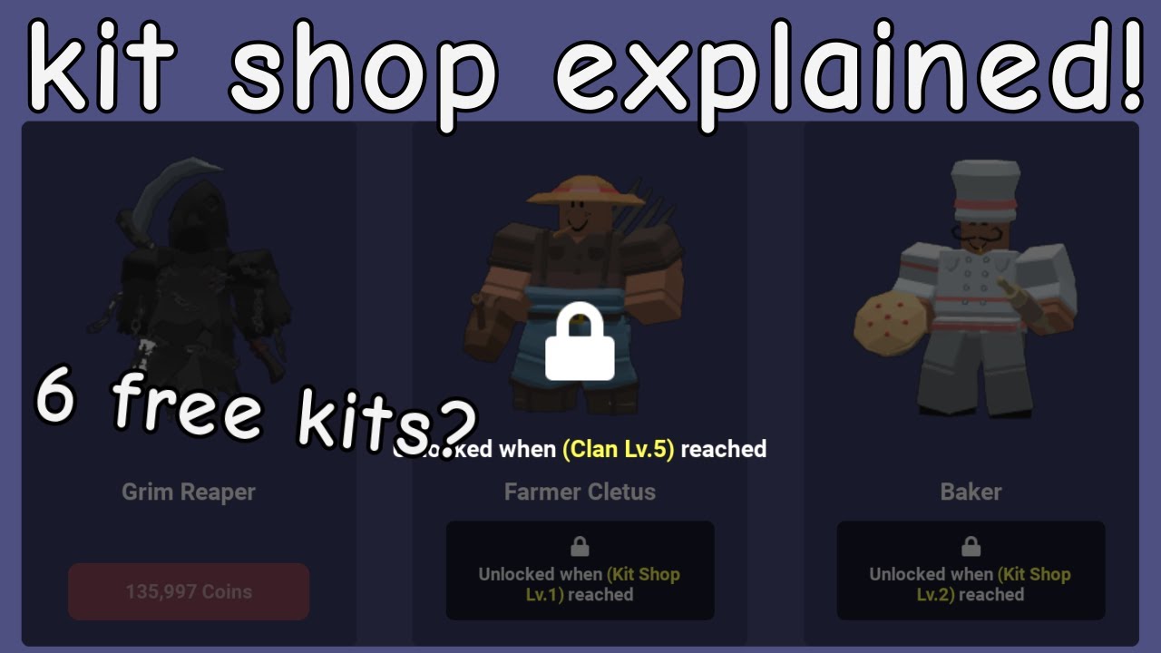 Kit Shop Explained In 30 Seconds - Roblox Bedwars - YouTube