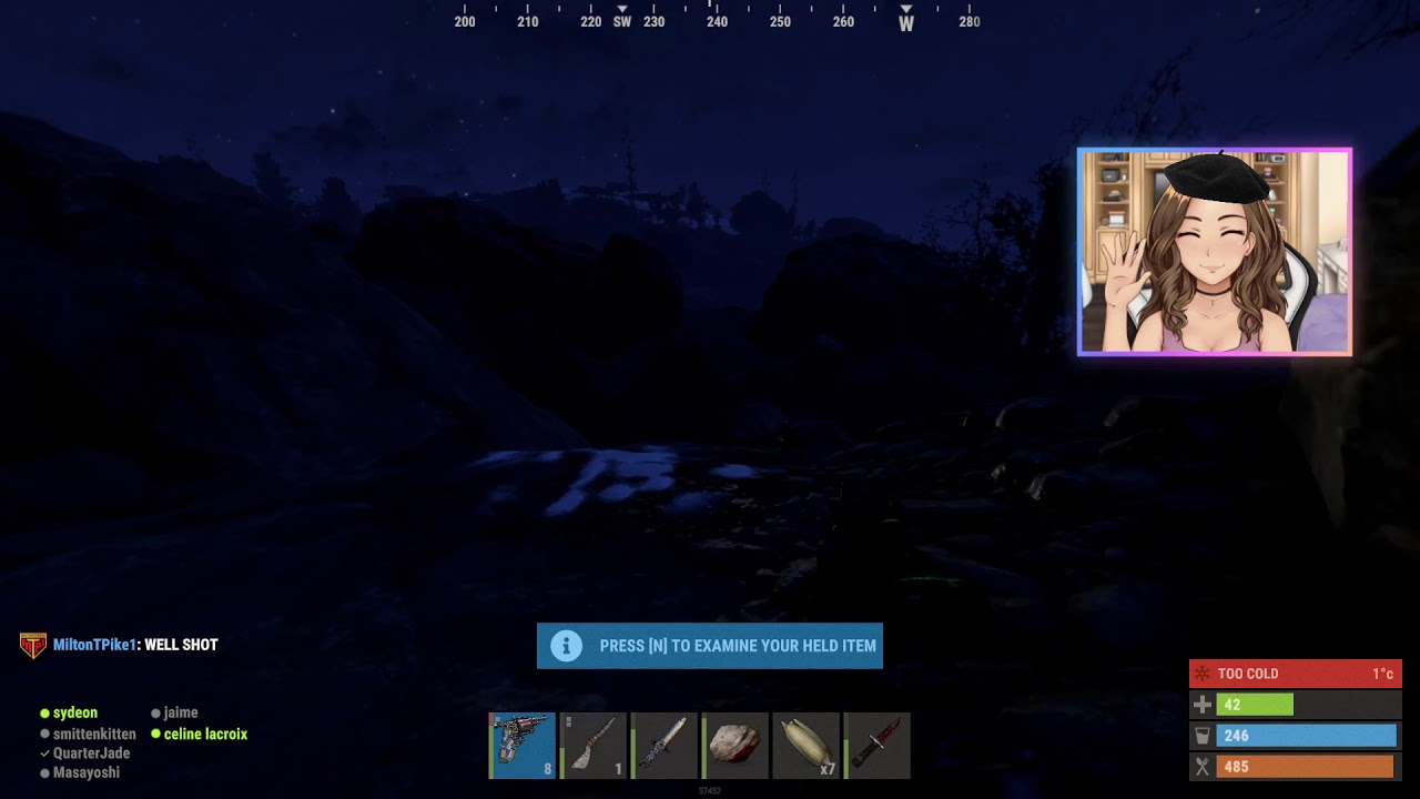 Pokimane Narrowly Escapes Shroud and His Crew | OTV Rust Server - YouTube