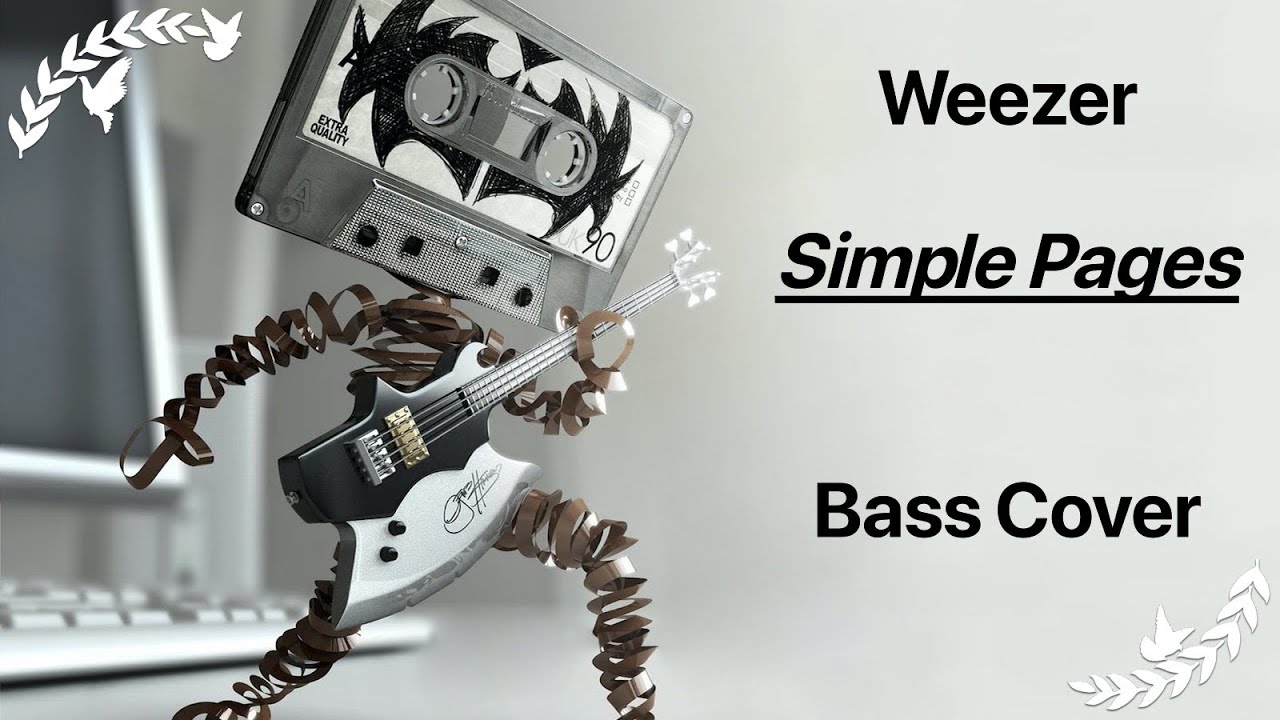 Weezer - Simple Pages (Bass Cover + TAB (in description)) - YouTube