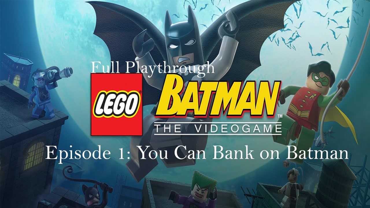 Lego Batman 1 Playthrough "You can Bank on Batman" Level 1 | Lego ...